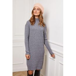 Jos&eacute;fine Strickkleid "Doumbia" in Grau - 76% | Gr&ouml;&szlig;e L | Damen-kleider