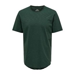 Only & Sons Only & Sons Herren ONLY & SONS Rundhalsshirt &raquo;ONSBENNE LONGY SS TEE NF 7822 NOOS&laquo; gr&uuml;n S