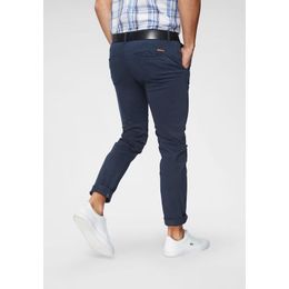 Jack & Jones Jack & Jones Herren Chinohose &raquo;JJIMARCO mit Badge und hohem Tragekomfort&laquo; unifarben, modisch, slim fit, Baumwollmischung blau 36, L&auml;nge 34