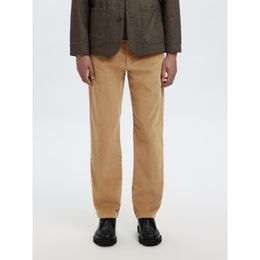 Selected Herren Selected Cordhose &raquo;SLH196-STRAIGHT MILES CORD PANT W NOOS&laquo; braun 28, L&auml;nge 32