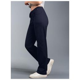 TRIGEMA Damen Jerseyhose &raquo;TRIGEMA H&uuml;fthose DELUXE Baumwolle&laquo; blau XS, US-Gr&ouml;&szlig;en