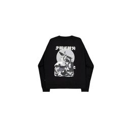 Alpha Industries Damen Sweater &raquo;Japan Wave Warrior Sweatshirt&laquo; schwarz-wei&szlig; S