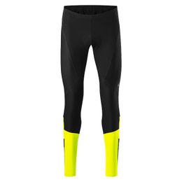 Gonso Herren Fahrradhose &raquo;Essential Tight Softshell M&laquo; Herren Radhose mit Sitzpolster, Tight fit gelb XXL, Normalgr&ouml;&szlig;en