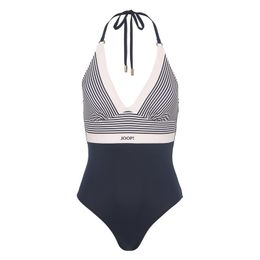 JOOP! Damen JOOP! Badeanzug &raquo;Stripes&laquo; Wattierte Cups, herausnehmbare Pads blau 36, N-Gr
