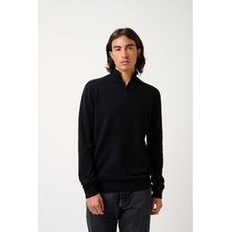 AUTHENTIC CASHMERE Kaschmir-Pullover "Ambin" in Schwarz - 59% | Gr&ouml;&szlig;e M | Herren-plussize