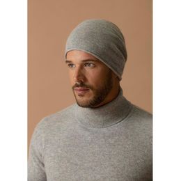 Perfect Cashmere Kaschmir-M&uuml;tze "June" in Hellgrau - 35% | Damen-muetzen-caps