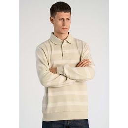 LINDBERGH Herren LINDBERGH Sweatshirt, mit Colorblocking-Streifen und Polokragen XXL