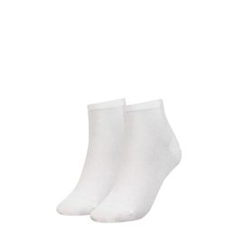 Tommy Hilfiger Damen Kurzsocken &raquo;TH WOMEN CASUAL SHORT SOCK 2P&laquo; 2 Paar, Mit flacher Zehennaht wei&szlig; 39-42