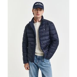 Gant Herren Steppjacke &raquo;LIGHT DOWN JACKET&laquo; 2-Wege-Rei&szlig;verschluss, &Uuml;bergangsjacke, regular fit blau XL