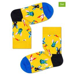 Happy Socks 2er-Set: Socken in Gelb - 79% | Gr&ouml;&szlig;e 22-24 | Babysocken-strumpfhosen