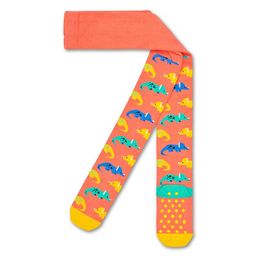 Happy Socks Socken "Dinosaur" in Orange/ Gelb/ Blau - 53% | Gr&ouml;&szlig;e 80/86 | Babysocken-strumpfhosen