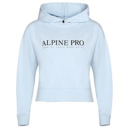 Alpine Pro Hoodie "Jefewa" in Hellblau - 68% | Gr&ouml;&szlig;e XL | Damen-sweatshirts-jacken
