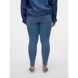 Vero Moda Curve Damen Skinny-fit-Jeans &raquo;VMCFLASH MR SKINNY JEANS LI347 GA CUR&laquo; blau 48, L&auml;nge 32