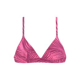 active by Lascana Lascana Active Damen LASCANA ACTIVE Triangel-Bikini-Top &raquo;Coal&laquo; in Bralette-Form rot 32, Cup A/B