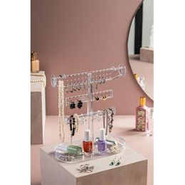 Evila Schmuckorganizer in Transparent - (B)23,5 x (H)27 x (T)17 cm - 60% | Schmuckkaesten