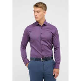 Eterna Herren Langarmhemd &raquo;SLIM FIT&laquo; NON IRON (b&uuml;gelfrei) lila 41, Normalgr&ouml;&szlig;en