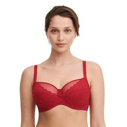 Chantelle B&uuml;gel-BH in Rot - 62% | Gr&ouml;&szlig;e 80F | Damen-bhs