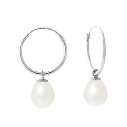 Pearline Silber-Creolen mit Perlen - 78% | Schmuck