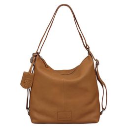 Burkely Leder-Schultertasche "Soft Skylar" in Cognac - (B)31 x (H)31 x (T)10 cm - 57% | Damen-taschen