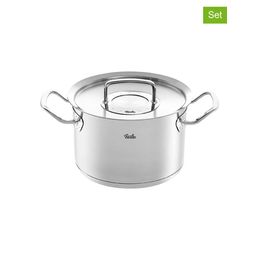 Fissler 2tlg. Set: Edelstahl-Kochtopf "Profi Collection " - &Oslash;24 cm - 31% | Kochgeschirr