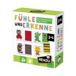 Headu Montessori-Puzzle "F&uuml;hle & Erkenne" - ab 2 Jahren - 16% | Gesellschaftsspiele