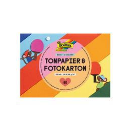 folia PAPER Tonpapier- und Fotokarton-Block "Basic" - A6 - ab 4 Jahren - 44% | Kreativbedarf-diy