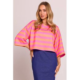made of emotion Bluse in Pink/ Orange - 60% | Gr&ouml;&szlig;e L/XL | Damen-blusen