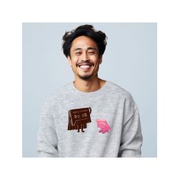 WOOOP Sweatshirt "I am your father" in Grau - 61% | Gr&ouml;&szlig;e S | Herren-plussize