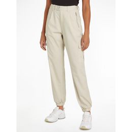Tommy Jeans Damen Cargohose &raquo;TJW STRETCH MR CARGO PANT&laquo; im modischem Cargo-Form beige 26, L&auml;nge 34