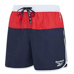 Reebok Herren Badeshorts &raquo;Troy&laquo; 1 Stk. mit Kordelzug und elastischem Bund, mit Logo, schnell trocknend blau M, N-Gr