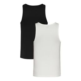 Tommy Jeans Herren Tanktop &raquo;TJM XSLIM 2PCK RIB TANK EXT&laquo; Packung, 2er, 2 Stk. mit gerippter Struktur beige XXL