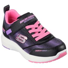 Skechers M&auml;dchen Sneaker &raquo;DYNAMIC TREAD&laquo; , Freizeitschuh, Klettschuh mit gl&auml;nzendem Textileinsatz schwarz 31