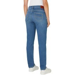 Pepe Jeans Damen Tapered-fit-Jeans &raquo;TAPERED GYMDIGO MW CAREY&laquo; mit Passe vorn blau 32, L&auml;nge 30