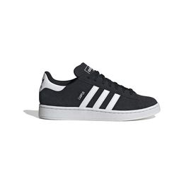 Adidas Leder-Sneakers "Campus 2" in Schwarz/ Wei&szlig; - 62% | Gr&ouml;&szlig;e 44 | Herrensneakers