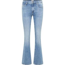 Mustang Damen Mustang Bootcut-Jeans &raquo;Damen Style Shelby Slim Boot&laquo; blau 32, L&auml;nge 32