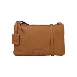 Burkely Leder-Umh&auml;ngetasche "Soft Skylar" in Hellbraun - (B)25 x (H)16 x (T)4 cm - 55% | Damen-taschen
