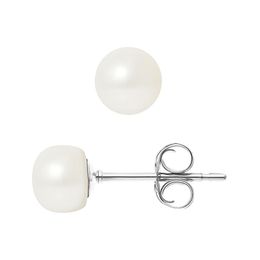 Pearline Perlen-Ohrstecker in Wei&szlig; - 78% | Schmuck