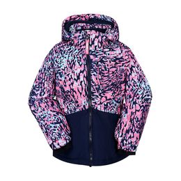 Peek U Ski-/ Snowboardjacke "Electra" in Pink/ Hellblau - 61% | Gr&ouml;&szlig;e 92 | Kinder-outdoor-jacken