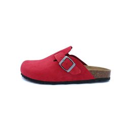 billowy Leder-Clogs in Rot - 67% | Gr&ouml;&szlig;e 41 | Damen-pantoletten