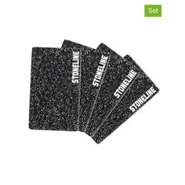 Stoneline 4er-Set: Schneidebretter in Schwarz - (L)25 x (B)15 cm - 52% | Kuechenhelfer