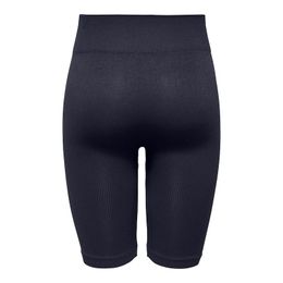 Only Play Damen Only Play Trainingsshorts &raquo;ONPJAIA LIFE HW RIB CIR LONG SHORTS&laquo; in feiner Rippstruktur mit Nylon blau S, N-Gr