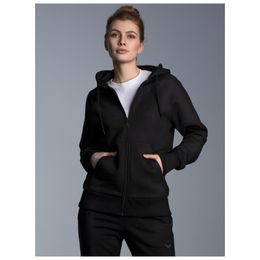 TRIGEMA Damen Sweatjacke &raquo;TRIGEMA Sweatjacke mit Kapuze&laquo; 1 Stk. schwarz XL