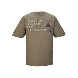 Killtec Shirt "KOS 254" in Hellbraun - 48% | Gr&ouml;&szlig;e XL | Herren-plussize