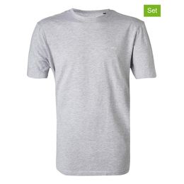 McGregor 4er-Set: Shirts in Hellgrau - 62% | Gr&ouml;&szlig;e L | Herren-plussize