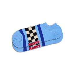Happy Socks Fu&szlig;linge in Hellblau/ Schwarz/ Creme - 68% | Gr&ouml;&szlig;e 36-40 | Herrensocken