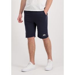 Alpha Industries Damen Sweatshorts &raquo;Basic Short SL&laquo; blau S, Normalgr&ouml;&szlig;en