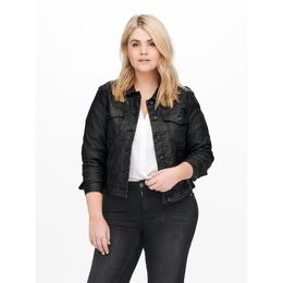 Only Carmakoma Damen Only CARMAKOMA Lederimitatjacke &raquo;CARWESPA LIFE COATED DNM JACKET&laquo; 50