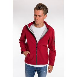 DEPROC Active Herren DEPROC Active Softshelljacke &raquo;DEXTER PEAK MEN&laquo; mit abnehmbarer Kapuze rot M