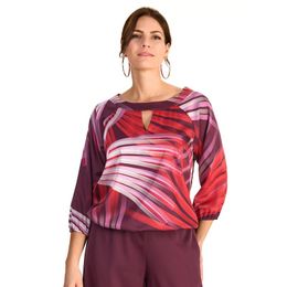 HERMANN LANGE Collection Damen HERMANN LANGE Collection Shirtbluse mit floralem Print rot 46
