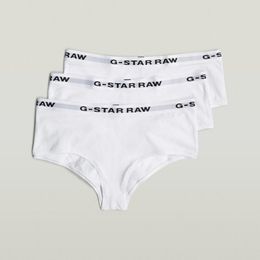 G-Star Raw G-Star Damen G-STAR Hipster Packung, 3 Stk. wei&szlig; XL, 3 Stk.